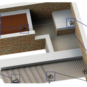 Linia vietii orizontala KeeLine pentru acoperisuri din tabla cutata ...